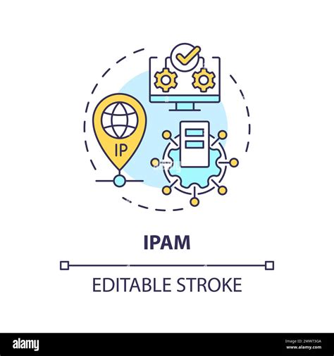 Ip Management Multi Color Concept Icon Stock Vector Image And Art Alamy