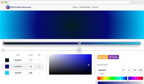 Css Gradient Generator Crea Degradados Css Fanda