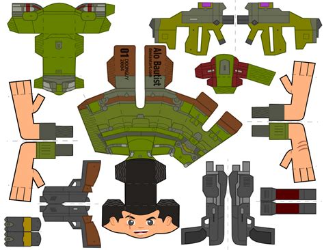 01 Doomguy 2004 Template By Alobautist On Deviantart