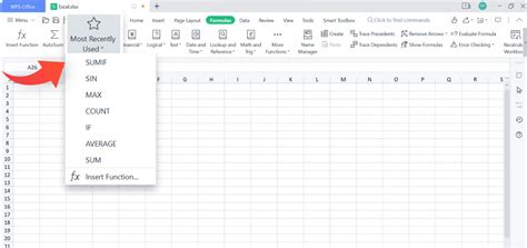 WPS Office Spreadsheet Tải xuống miễn phí chỉnh sửa và tạo bảng tính Excel
