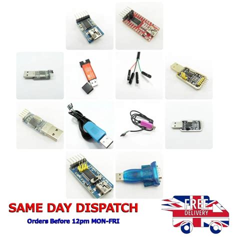Usb To Ttl Serial Converters 33v 5v Module Connector Boards Cable Adapters £1242 Picclick Uk