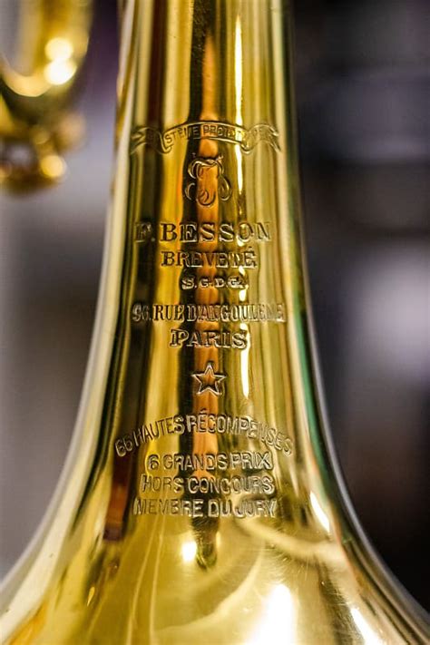 Besson Brevete 1939 Raw Brass Reverb