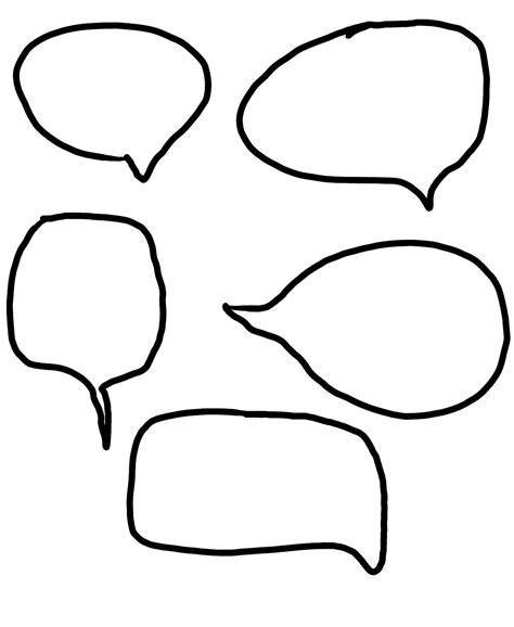 다양한 말풍선 이미지 클립아트 모음 Gooodphoto