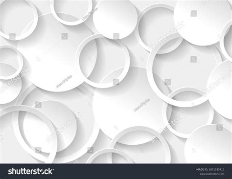Abstract White Grey Circle Background Texture Stock Vector Royalty Free 2051535713 Shutterstock