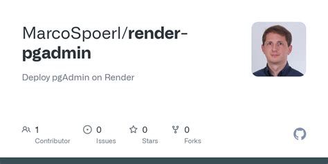 Github Marcospoerl Render Pgadmin Deploy Pgadmin On Render