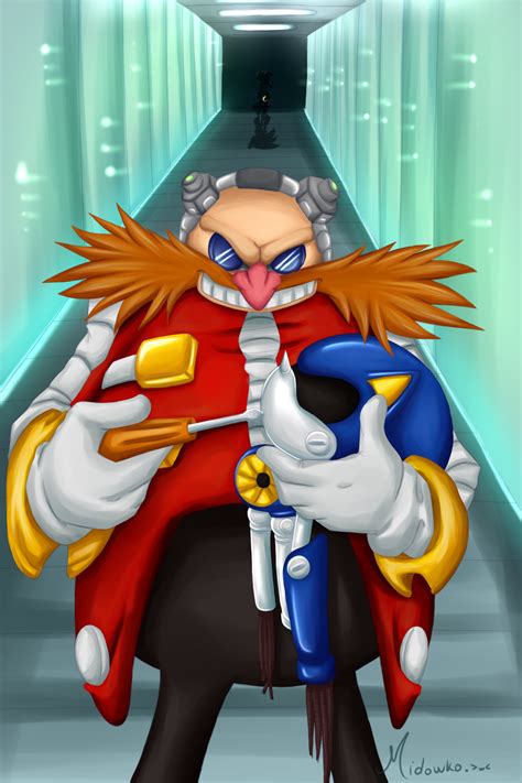 Eggman And Metal Sonic By Midowko On Deviantart