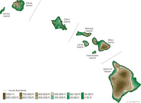 World Maps Library Complete Resources Hawaiian Maps Islands