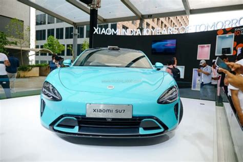 Xiaomi Su Electric Car Showcased In India Th Anniversary Celebration