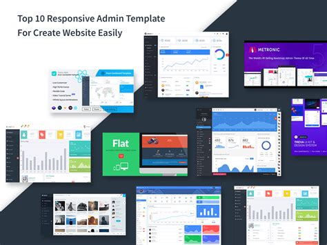 top 10 bootstrap admin template with data table for website