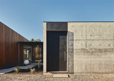 Landscape Responsive Design With Blackbutt Cladding And Concrete