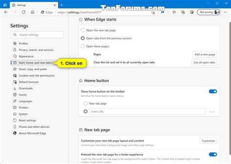 Enable Or Disable Preload New Tab Page In Microsoft Edge Chromium