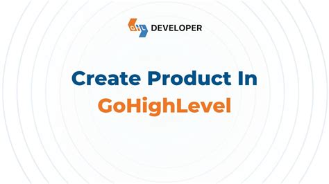 How To Create A Product In Ghl Funnel Gohighlavel Tutorial Youtube