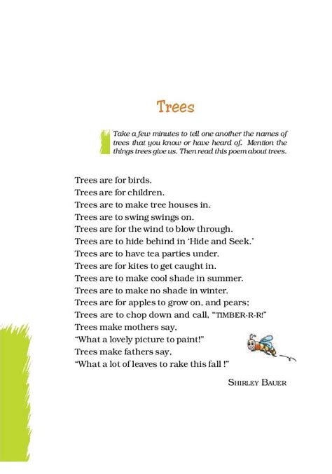 Trees Poem In English Class 7 Sitedoct Org