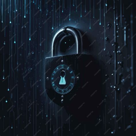 Premium Vector Lock Icon On Black Background 3 D Rendering Computer Drawingcyber Security