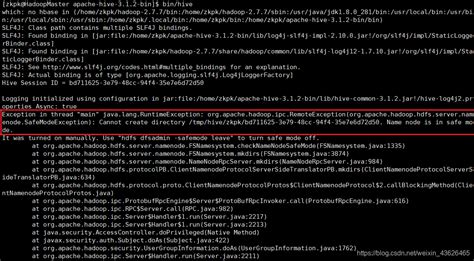 记录首次启动hive遇到的报错failed To Run Release Hook Comjywarehouseflink Csdn博客