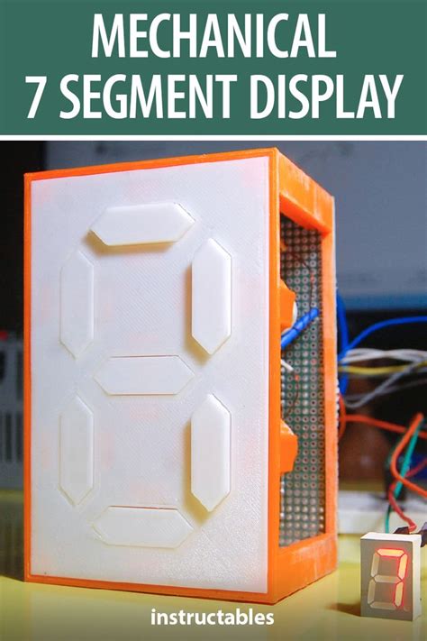 Mechanical Segment Display Useful Arduino Projects Diy Electrical D Printing Diy
