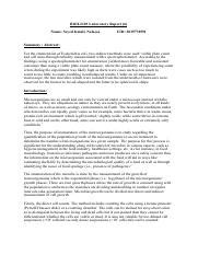 BIOL2103 Laboratory Report Docx Pdf BIOL2103 Laboratory Report 6 Name Seyed Ismail Nafeesa