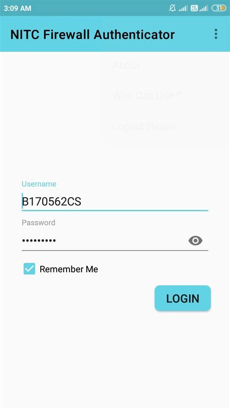 قم بتنزيل nitc firewall authenticator بأحدث إصدار 1 0 3 ملف apk الأندرويد