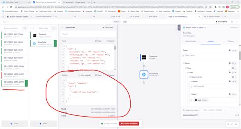 Tray Snowflake Connector Sql Compilation Error Ninvalid Identifier