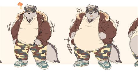 Fat Furry Plus Size Men ホロ肥満化シーケンス October 29th 2023 Pixiv
