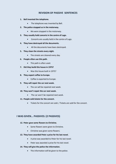 Passive And Causative Ppt