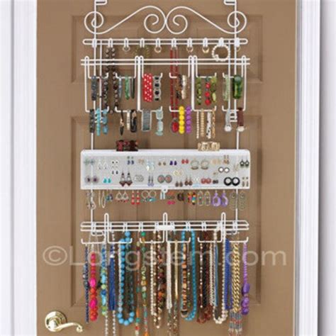 Longstem 6100 Over The Doorwall Closet Jewelry Organizer Etsy