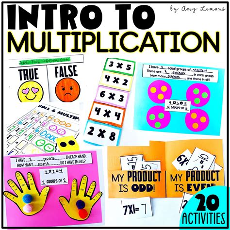 Activities To Introduce Multiplication With Equal Groups And Arrays Amy Lemons