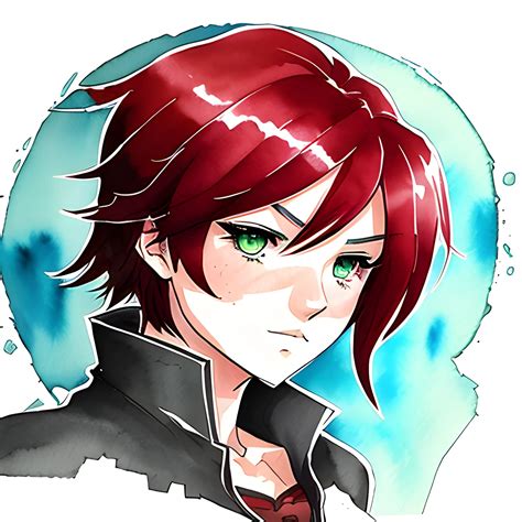 Rwby Ruby Rose Water Color Arthub Ai