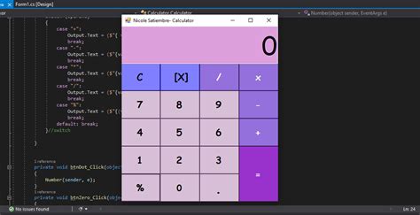 GitHub LeNikki Calculator Basic Calculator WinForms Handles Arithmetic Operations And