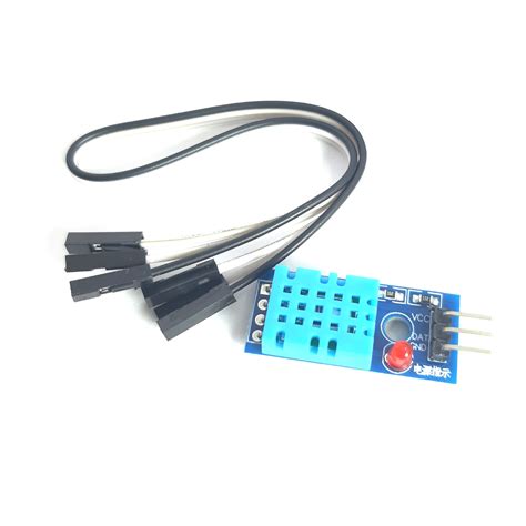 Módulo Sensor De Temperatura E Umidade Dht11 Com Led Makkers