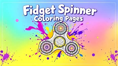15 Free Fidget Spinner Coloring Pages Pdf Printables Freentable