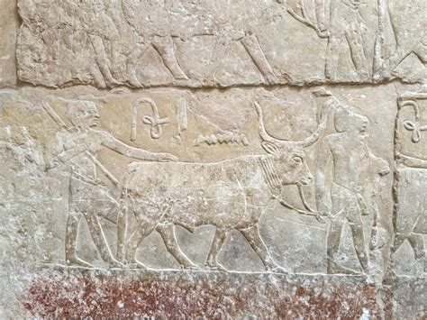 Djoser Complex Noble Tomb Of Unas Ank And Inefert Saqqara Editorial Stock Image Image Of