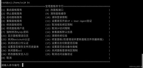 宝塔面板安装教程（linux） 宝塔linux面板linux下载安装 csdn博客