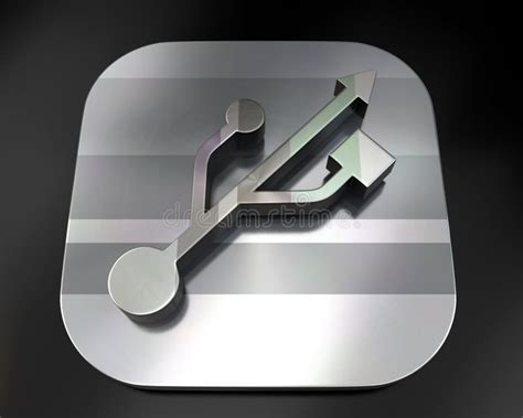 Universal Serial Bus Modern Flat Icon Of Usb External Storage Device Stock Vector