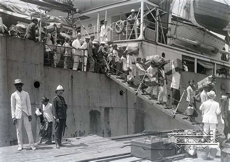 Javaanse Immigratie Tropen Historisch Zuwanderung