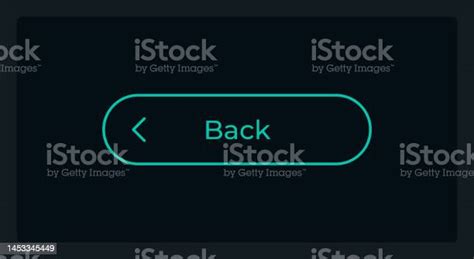 Hover Return Button Ui Element Template Stock Illustration Download