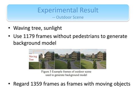 Ppt Moving Object Detection With Background Model Based On Spatio Temporal Texture Powerpoint