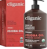 Cliganic Organic Jojoba Oil 16oz With Pump 100 Pure Bulk
