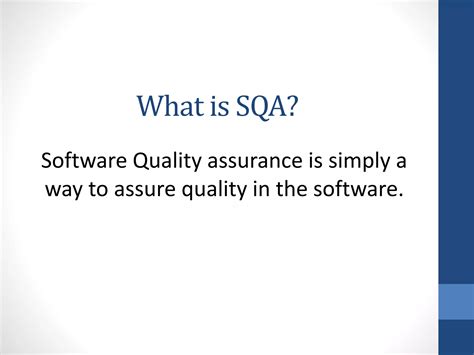 Sqa And Sq Ppt