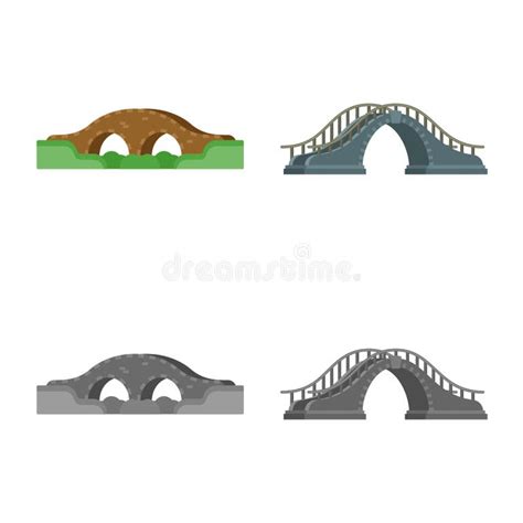 Isolated Object Of Connection And Design Logo Set Of Connection And Side Stock Vector