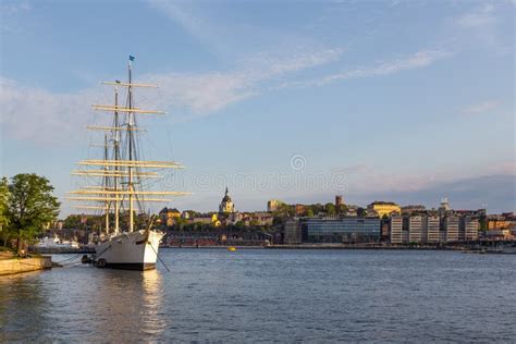View Of The Af Chapman Full Rigged Steel Ship Stocholm Sweden