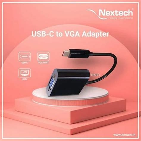 Nextech Usb C To Vga F Adapter Na C At VGA Display Adapter In New Delhi ID