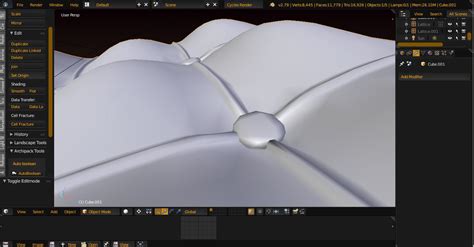 modifiers object mode shows mesh one way and in edit mode another