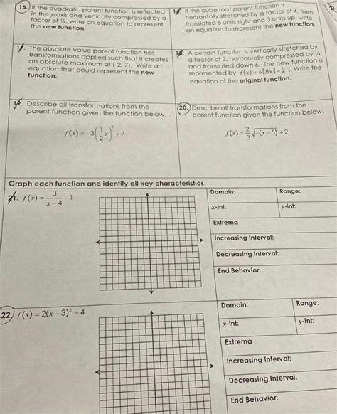 Quadratic Parent Function
