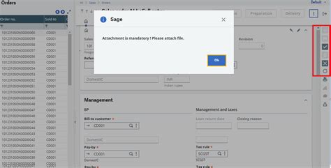 Sales Order Attachment Validation In Sage X3 Sage X3 Tips Tricks And Components