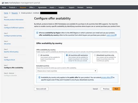 Step 7 Configure Offer Availability Saasus Platform Document