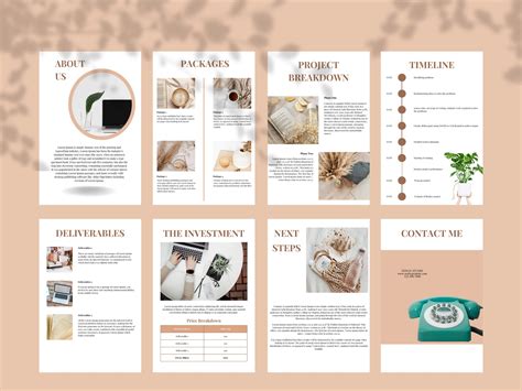 Editable Project Proposal Template Customizable In Canva For Professional Proposals Etsy
