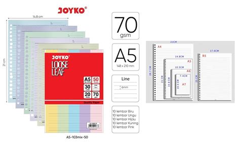 Ukuran Loose Leaf Yang Biasa Digunakan