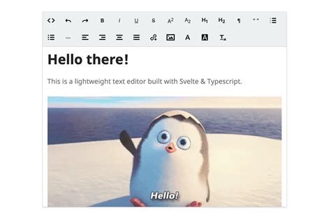 Cl Editor Text Editor Component Made With Svelte