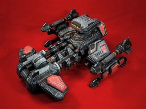 Toy Model Space Ship On Red Background